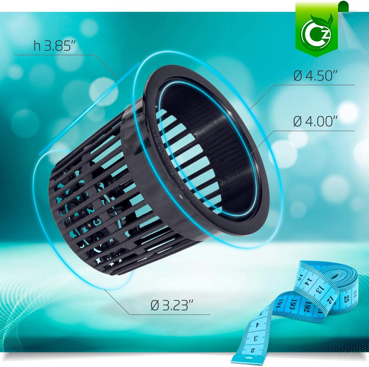 4 inch Net Pots Super Heavy Duty Cups Wide Lip Design – Cz Garden